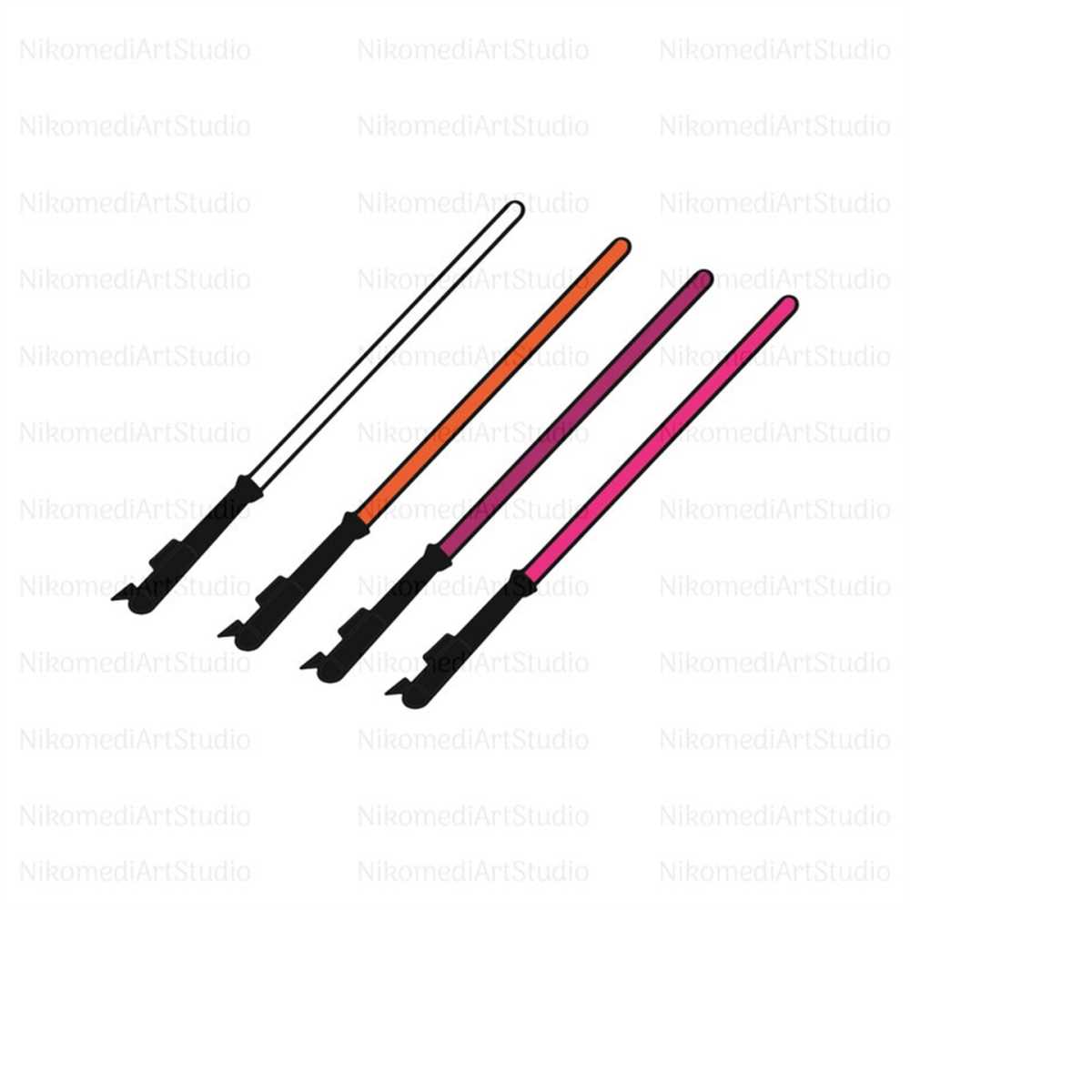 Lightsaber SVG, Lightsaber Svg Design - Lightsaber Silhouett | Inspire ...