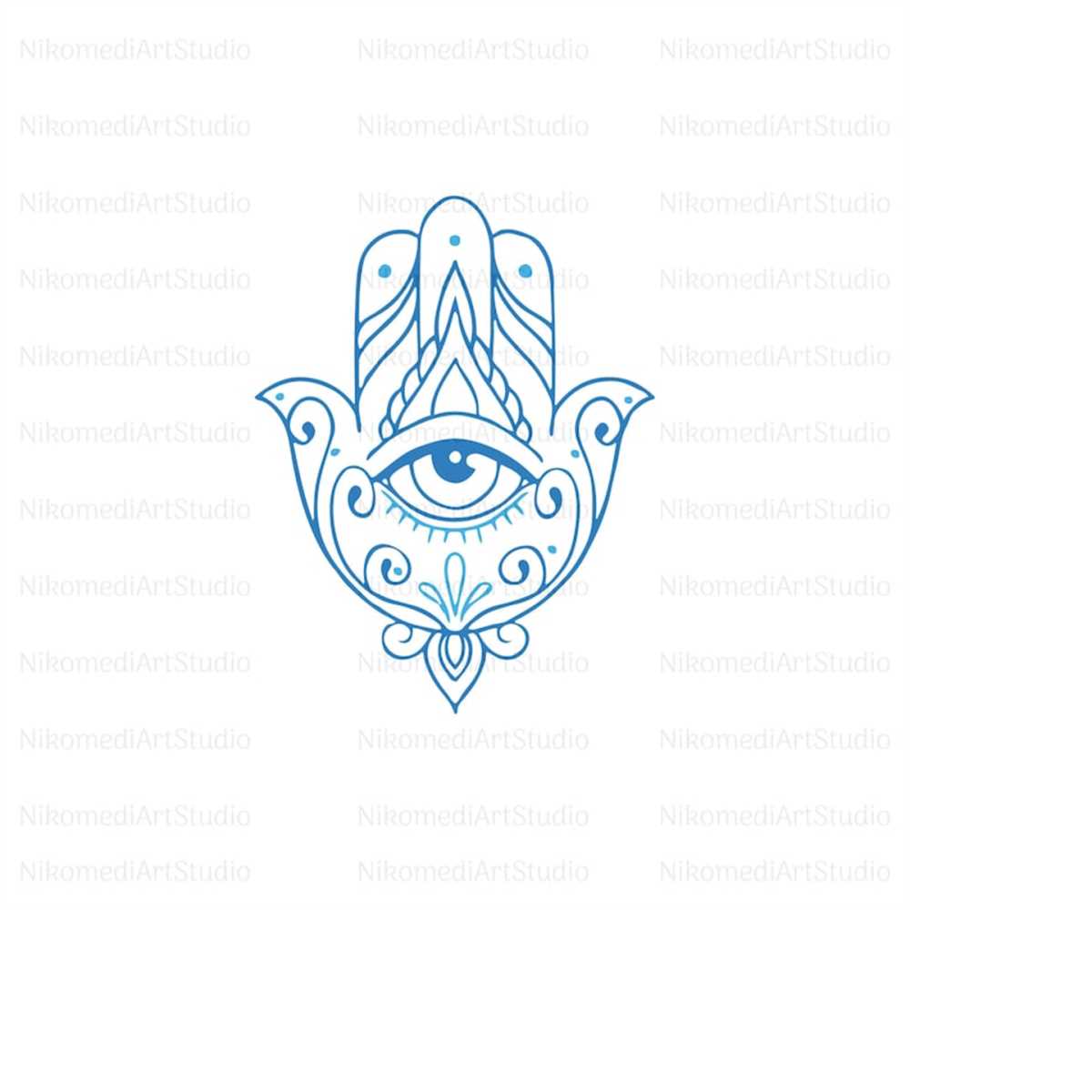 Hamsa Svg, Hamsa Hand Svg, Hamsa Clipart, Evil Eye svg, Hums - Inspire ...