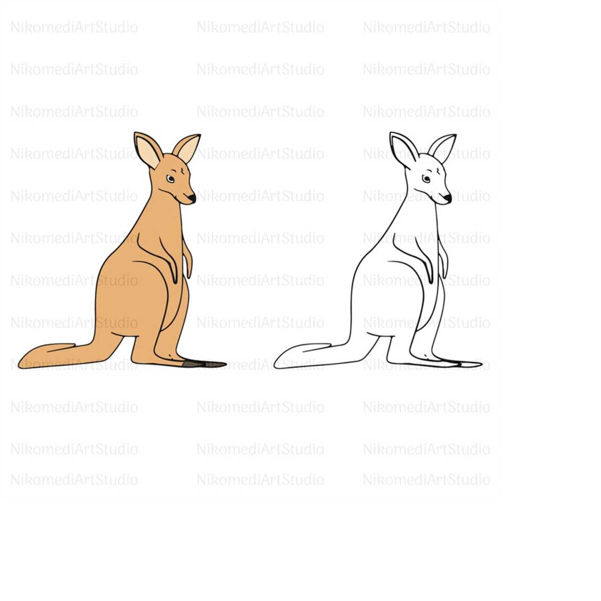 Kangaroo svg, Animal SVG, Kangaroo Svg Bundle, Australia fil - Inspire ...
