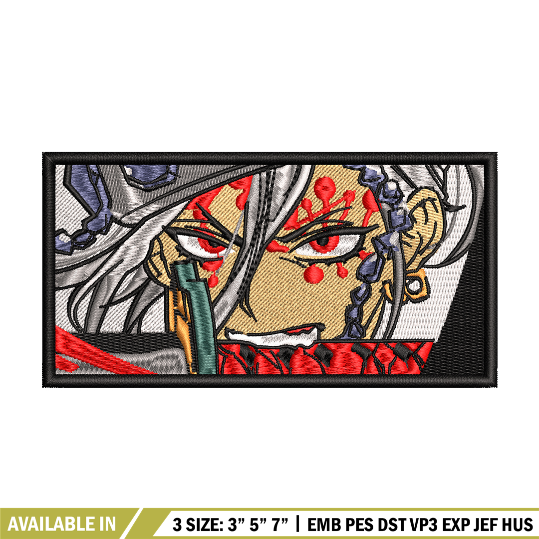 Tengen Uzui embroidery design, Kimetsu no Yaiba embroidery, - Inspire ...