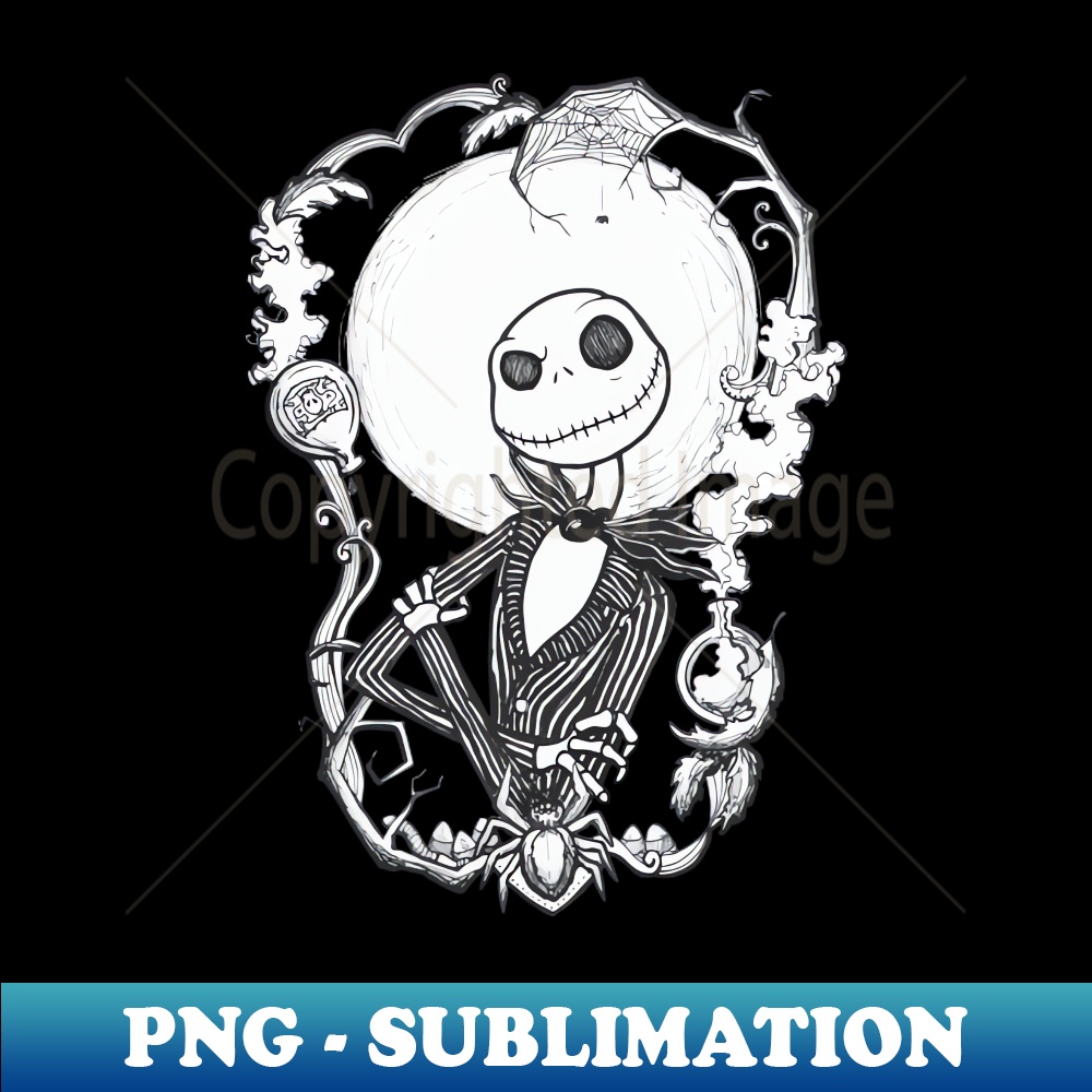 Happy Halloween Jack Skellington - Instant Sublimation Digit - Inspire ...