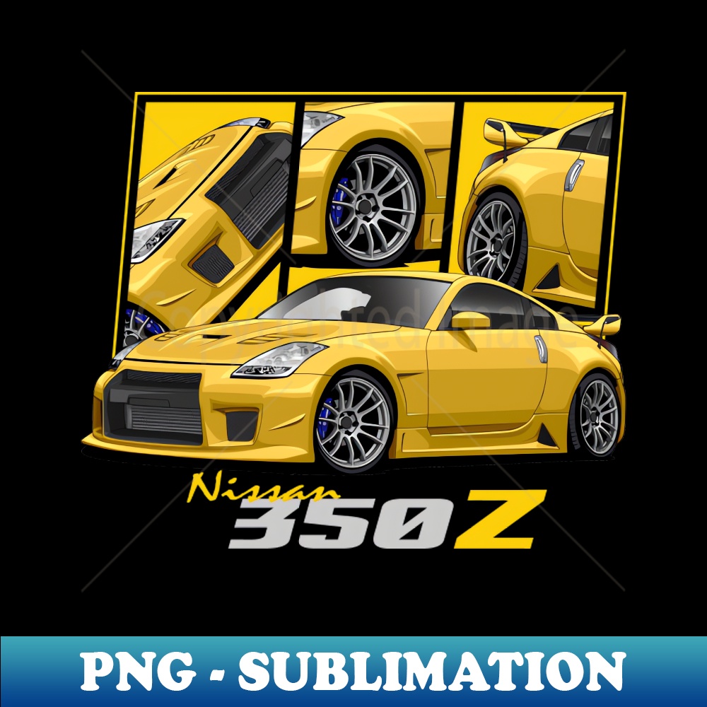 Nissan 350Z JDM Car - PNG Transparent Digital Download File - Inspire ...
