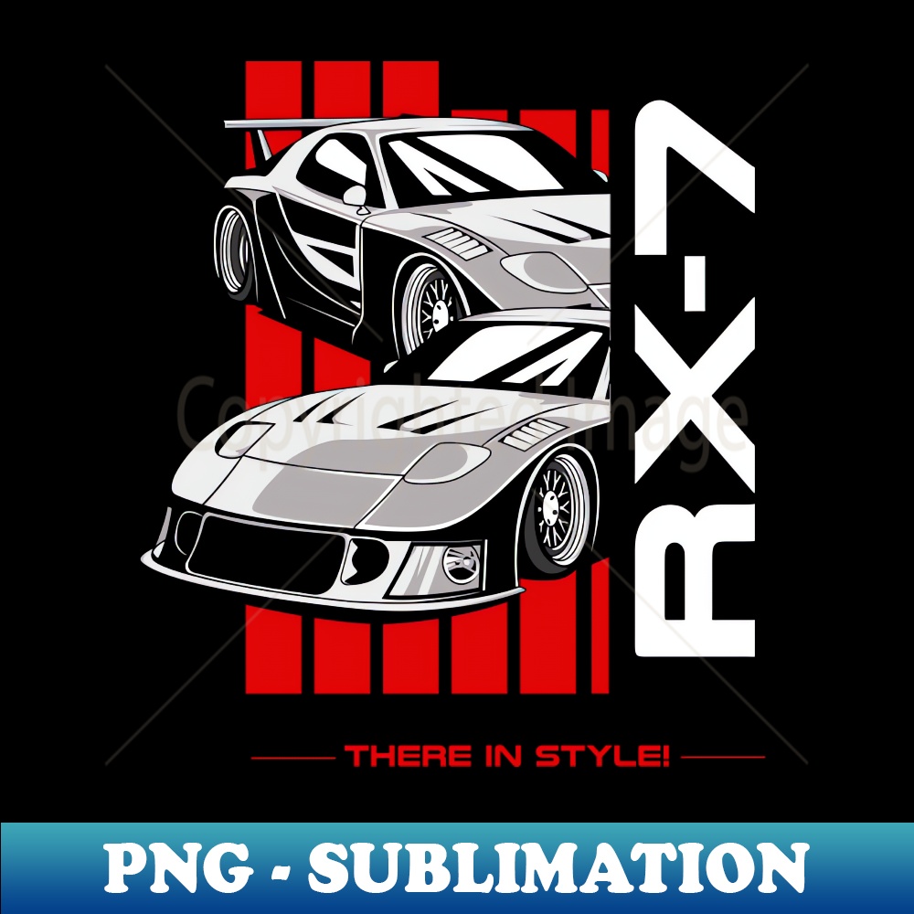 Mazda Rx7 White - PNG Transparent Sublimation File - Unleash | Inspire ...