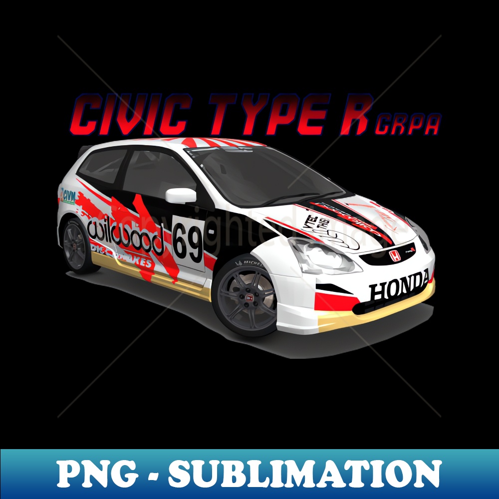 Honda Civic Type R - PNG Transparent Sublimation File - Unle | Inspire ...