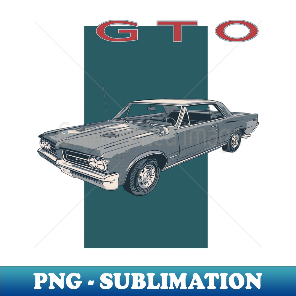 Pontiac GTO - Decorative Sublimation PNG File - Unlock Vibra | Inspire ...