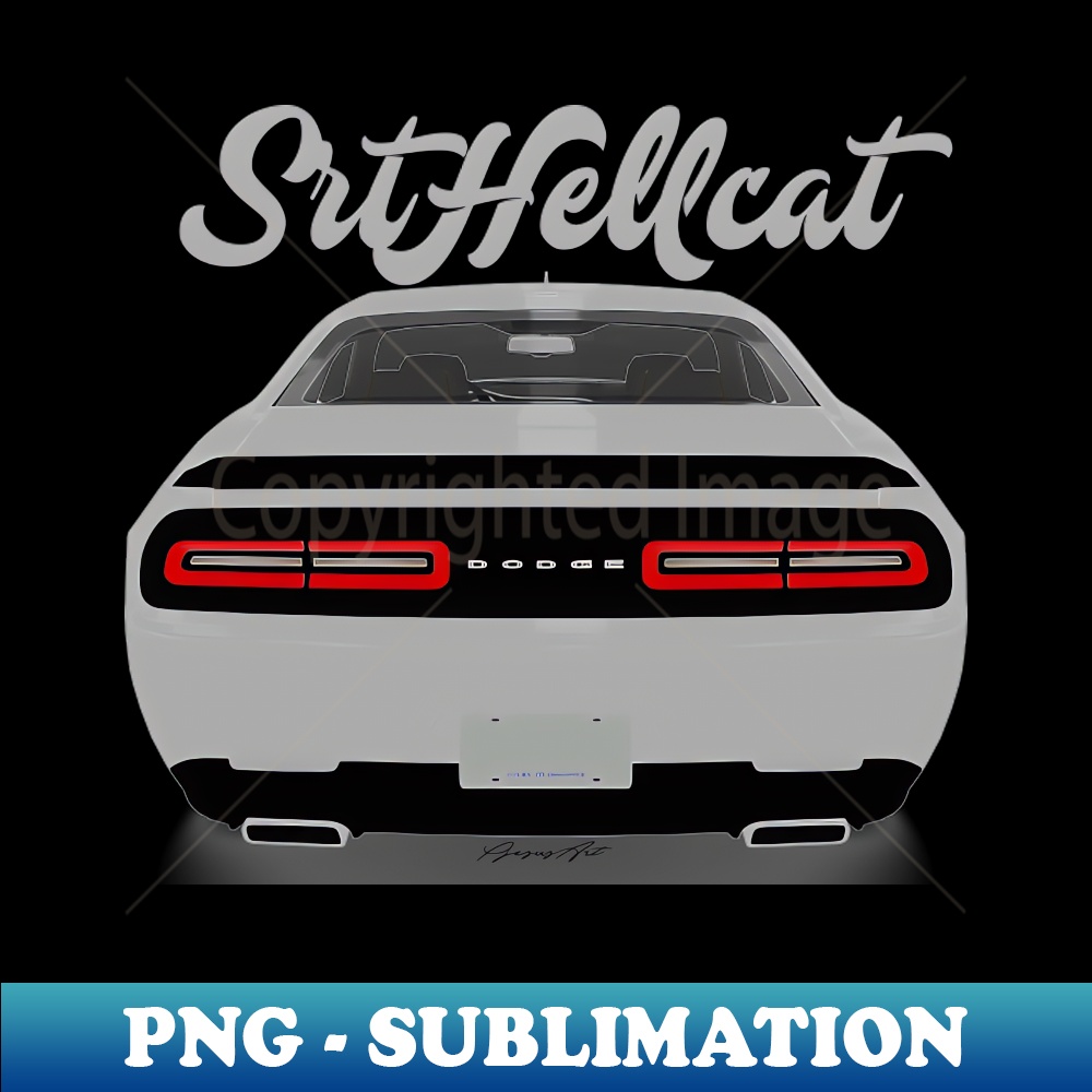 SRT HELLCAT White Back - Artistic Sublimation Digital File - | Inspire ...