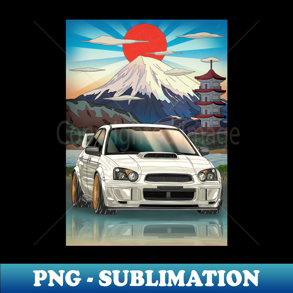 Subaru Impreza WRX STi Blob Eye Japanese Art Style - PNG Tra | Inspire ...