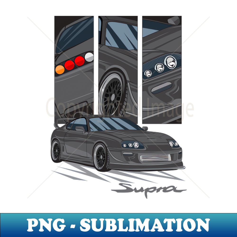 Toyota Supra MK4 ver1 - Signature Sublimation PNG File - Ins - Inspire ...