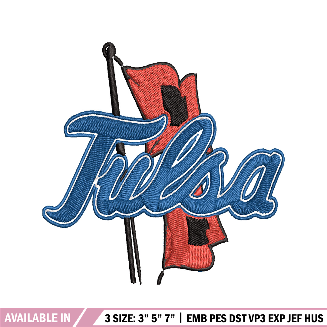 Tulsa Golden Hurricane embroidery design, Tulsa Golden Hurri - Inspire ...