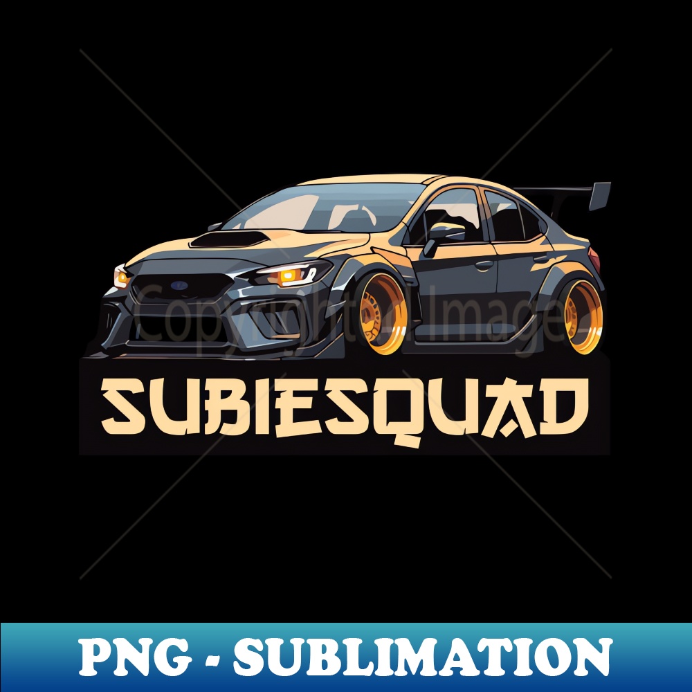 JDM Car Art - Widebody Modified Subie Raptor Eye Boosted Car | Inspire ...