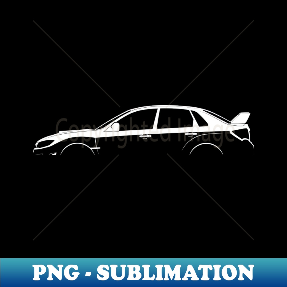 Subaru Impreza WRX STi GV Silhouette - Premium PNG Sublimati | Inspire ...