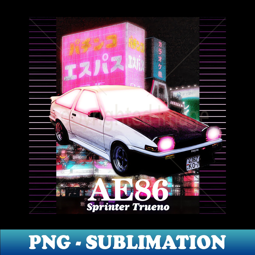 AE86 Super Trueno - PNG Transparent Digital Download File fo | Inspire ...