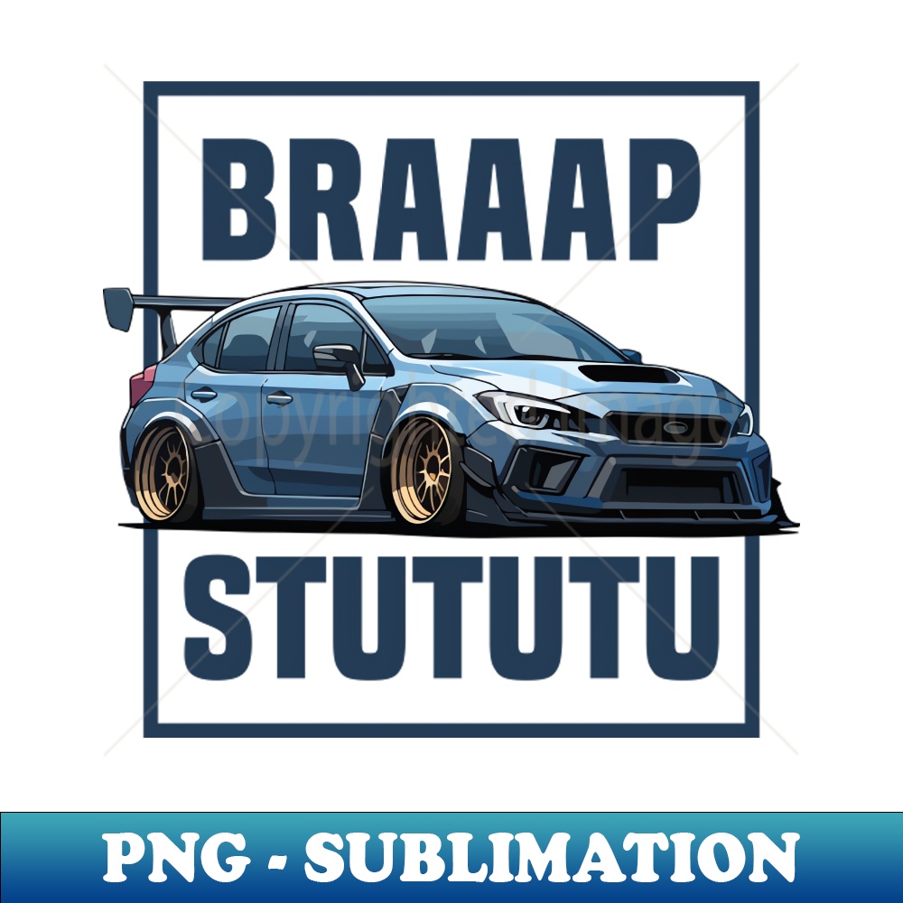 JDM Car Art - Widebody Modified Subie Raptor Eye Boosted Car | Inspire ...