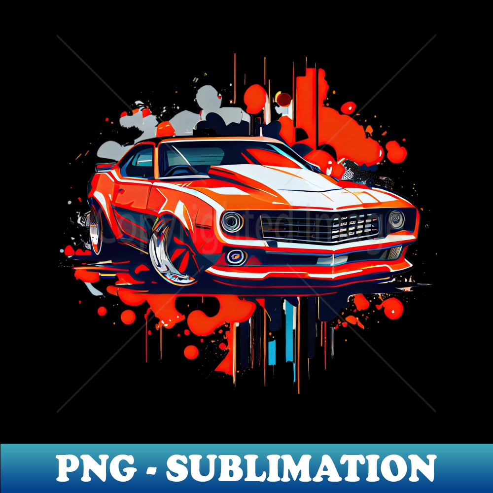 Chevrolet Camaro - Retro PNG Sublimation Digital Download - - Inspire ...