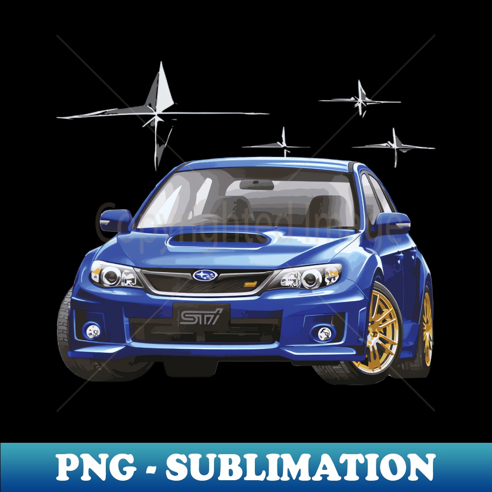JDM World Rally blue WRC GV sedan STI Impreza wrx - Premium | Inspire ...