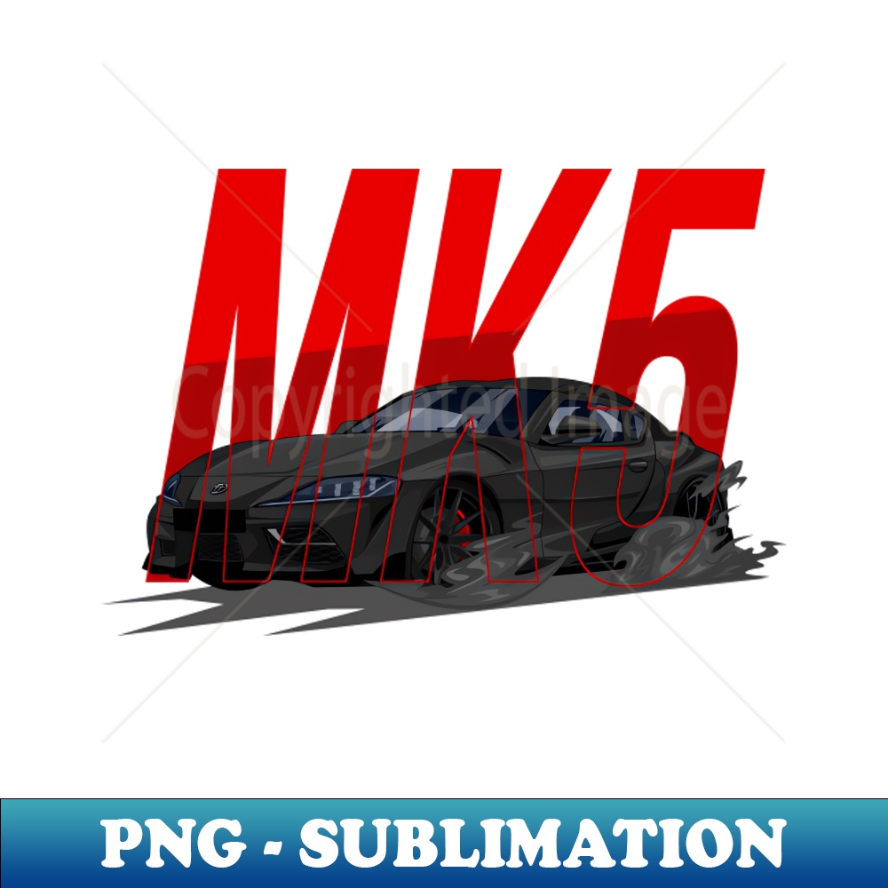 TOYOTA SUPRA MK5 - BLACK - Sublimation-Ready PNG File - Perf - Inspire ...