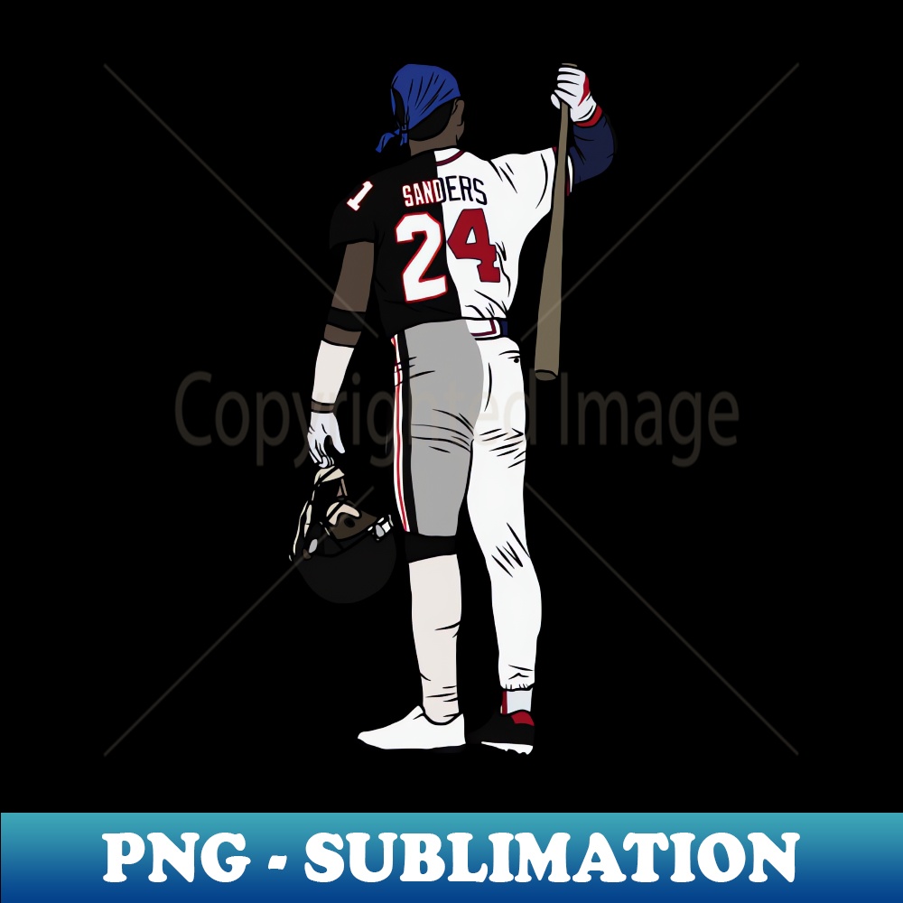 Deion Sanders Two Sport Athlete - High-Resolution PNG Sublim - Inspire ...