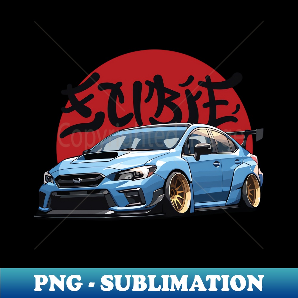 JDM Car Art - Widebody Modified Subie Raptor Eye Japanese Ca - Inspire ...