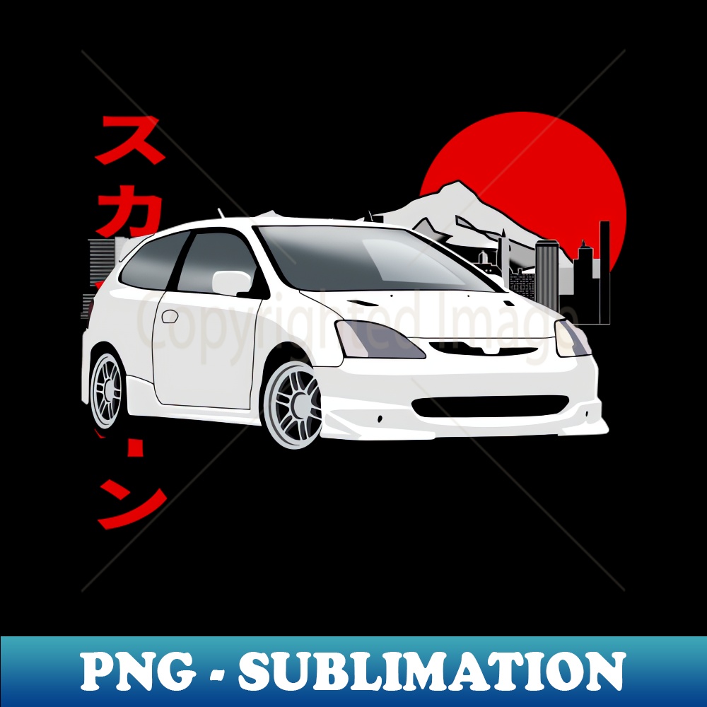Honda Civic Ep3 Type R JDM Style - Signature Sublimation PNG - Inspire ...