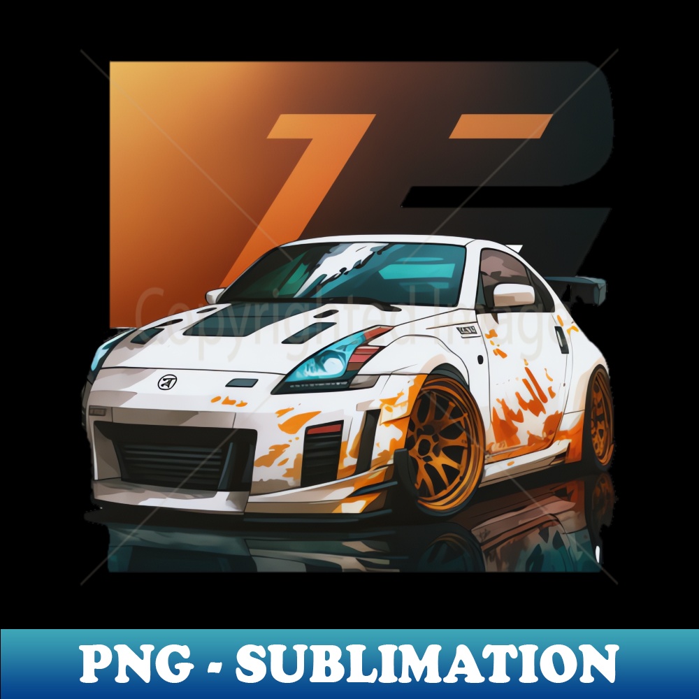 Nissan 350z - PNG Transparent Sublimation Design - Enhance Y - Inspire ...