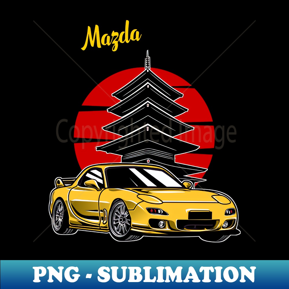 Mazda RX-7 - Aesthetic Sublimation Digital File - Stunning S | Inspire ...