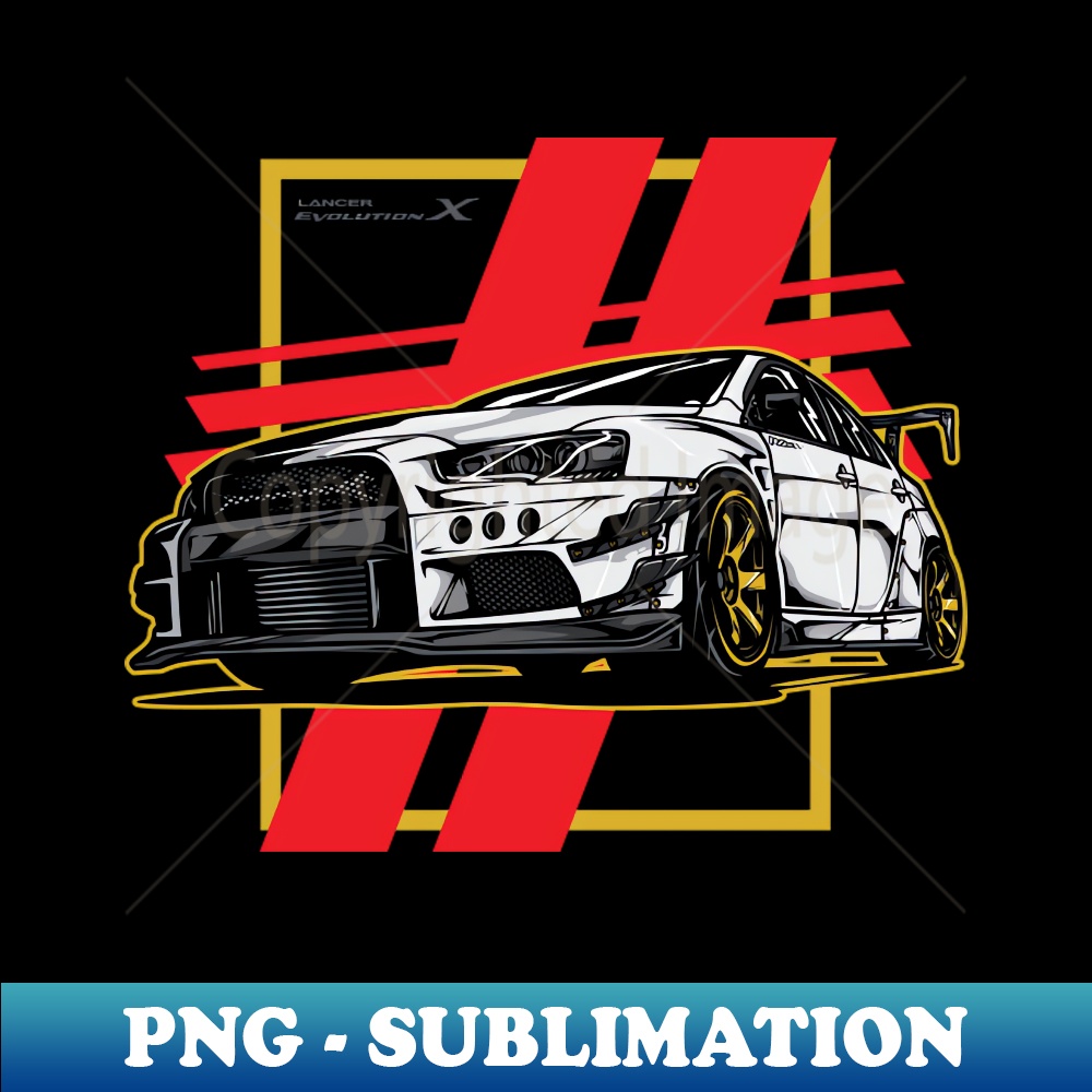Evolution Evo x White - PNG Transparent Sublimation Design - | Inspire ...