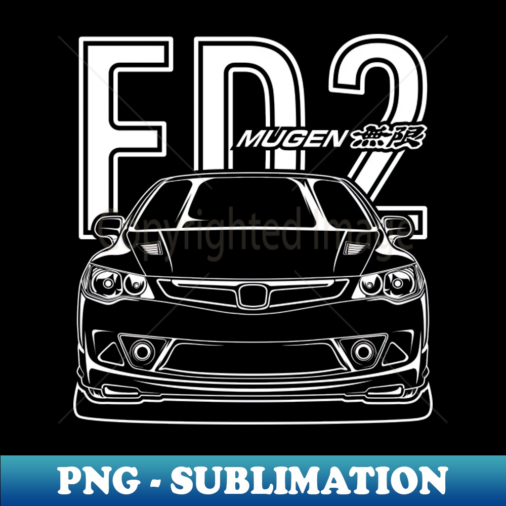 FD2 Mugen White Print - Sublimation-Ready PNG File - Unlock | Inspire ...