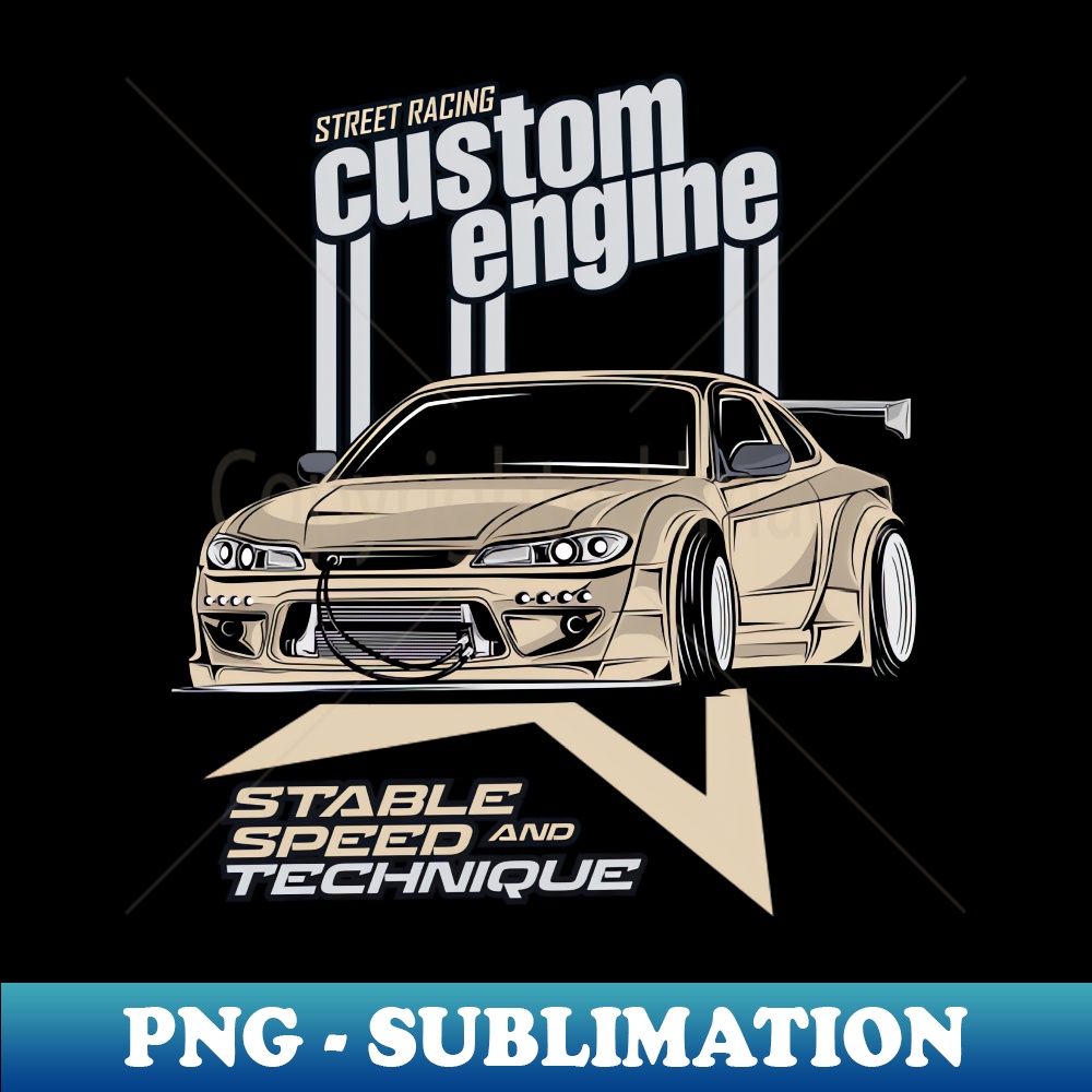 Nissan Silvia S15 Custom Engine - Elegant Sublimation PNG Do - Inspire ...