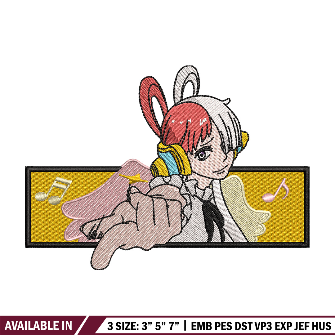 Uta box embroidery design, One piece embroidery, Anime desig | Inspire ...