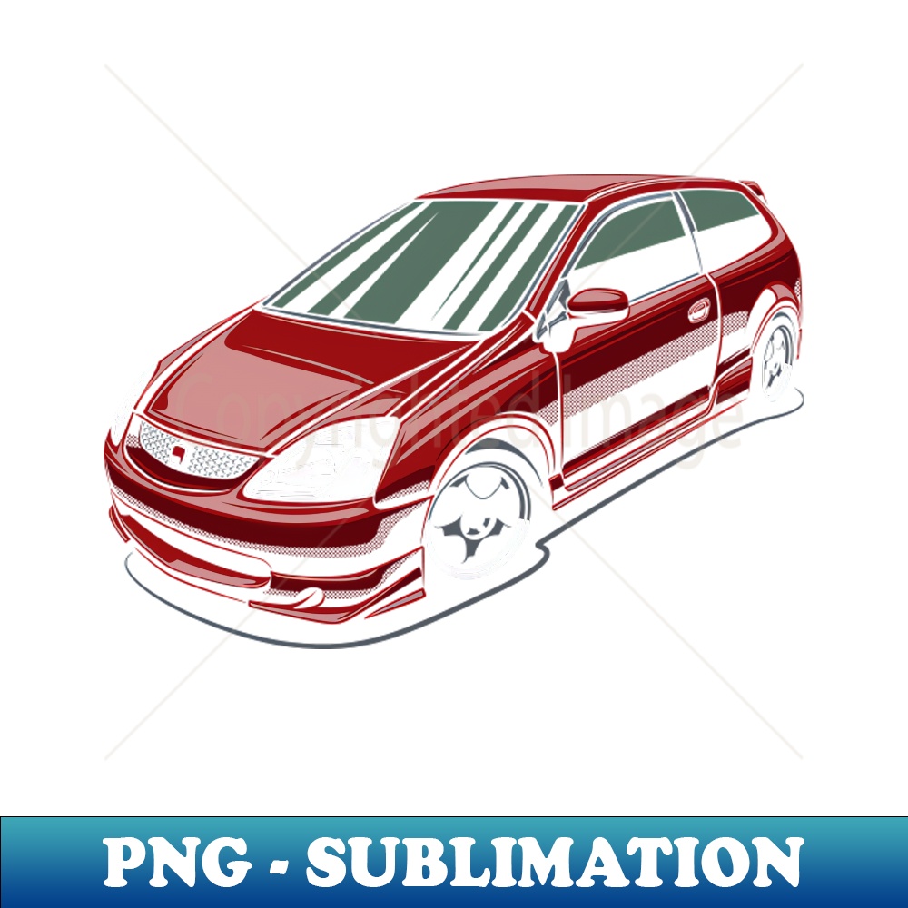 Civic Type R - PNG Transparent Sublimation Design - Elevate | Inspire ...
