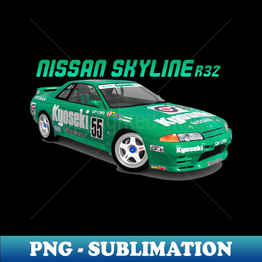 Nissan Skyline GT-R R32 - Signature Sublimation PNG File - S | Inspire ...