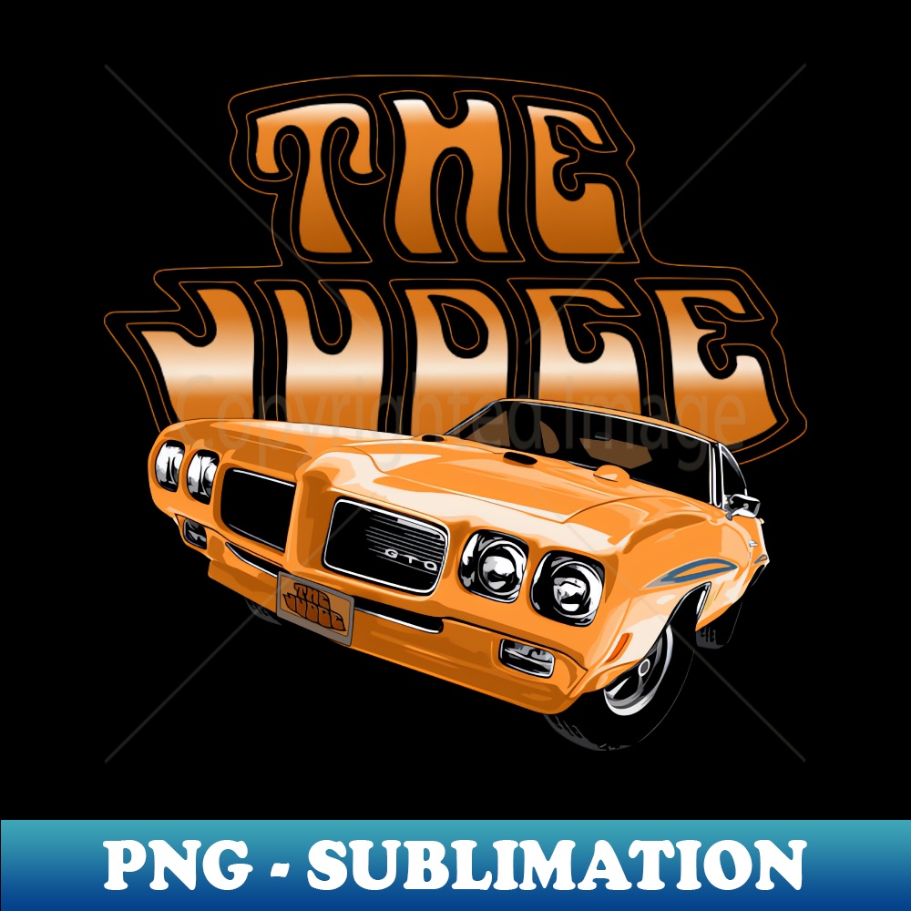Orange 70 GTO Judge - Modern Sublimation PNG File - Unleash - Inspire ...