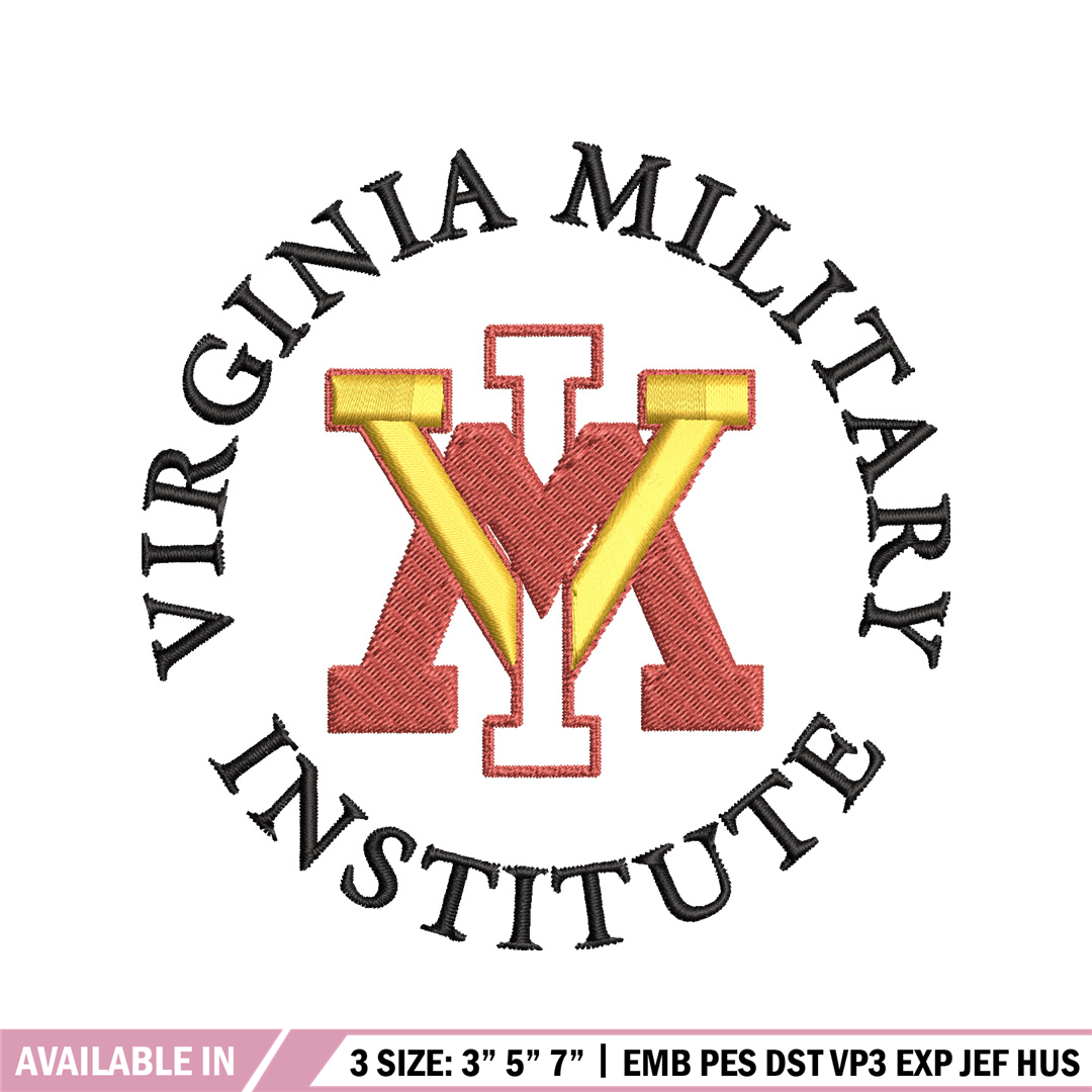 VMI Keydets embroidery design, VMI Keydets embroidery, logo | Inspire ...