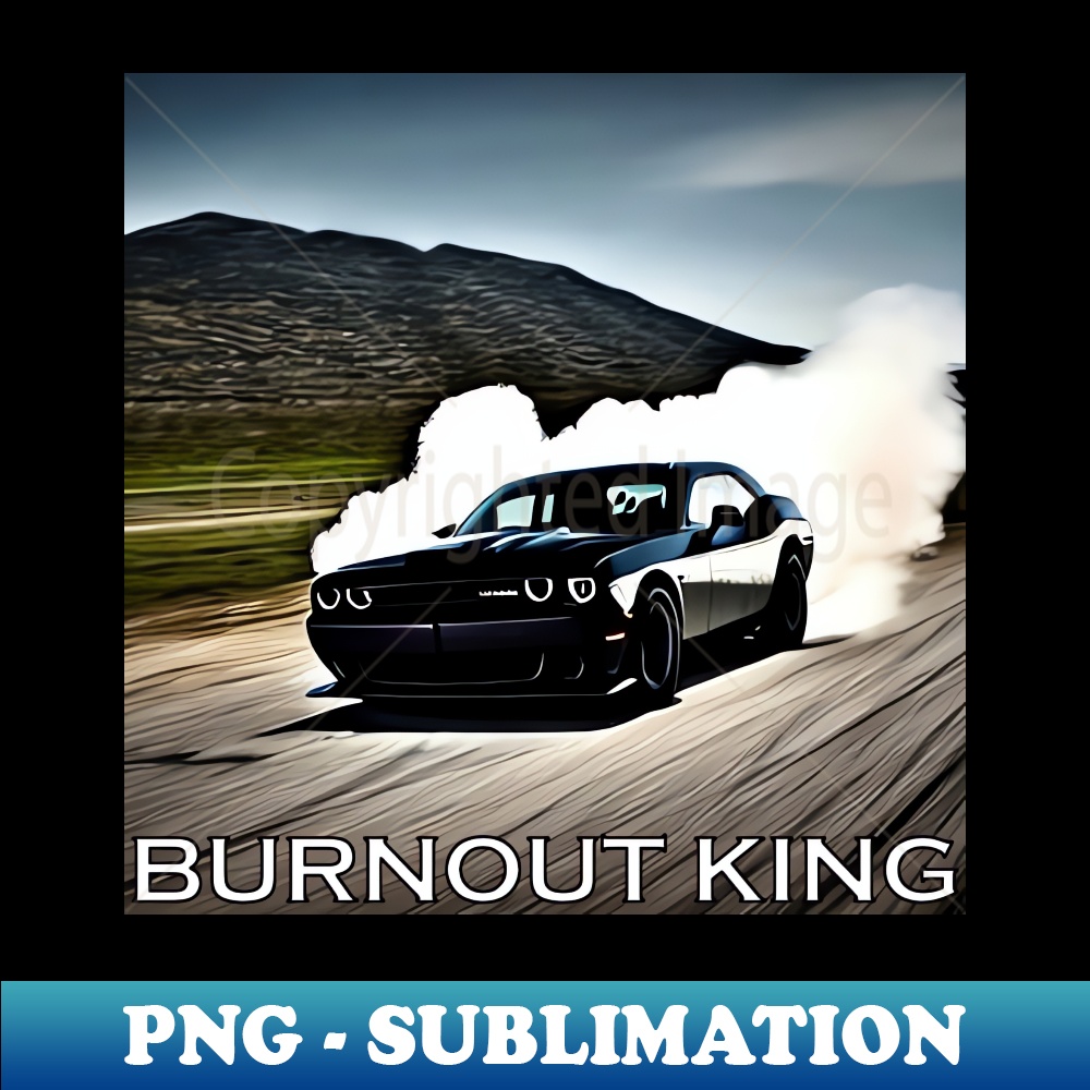 Challenger Hellcat BURNOUT KING Car - Exclusive Sublimation - Inspire ...