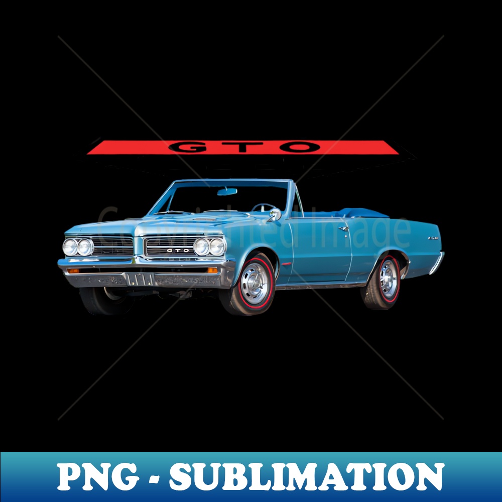1964 Pontiac GTO - Unique Sublimation PNG Download - Enhance - Inspire ...