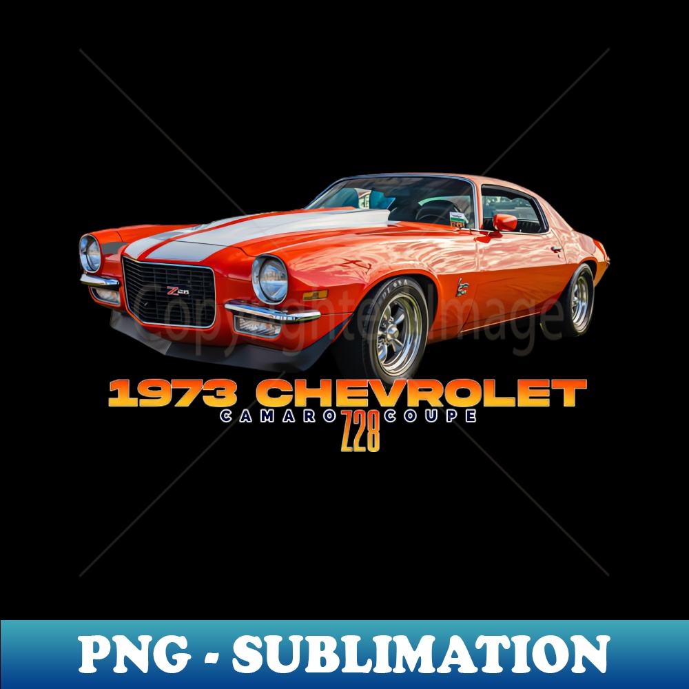 1973 Chevrolet Camaro Z28 Coupe - Professional Sublimation D - Inspire ...