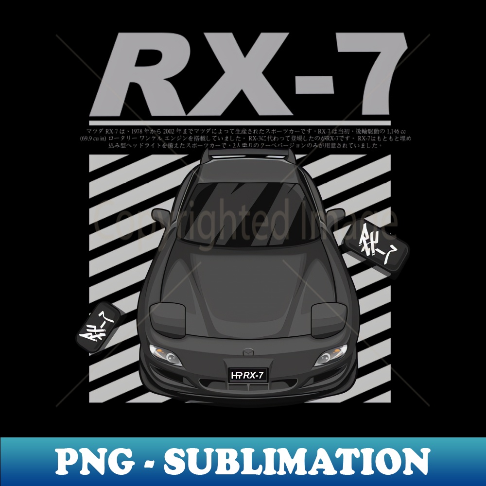 JDM LEGEND MAZDA RX-7 FDBLACK - Signature Sublimation PNG Fi | Inspire ...