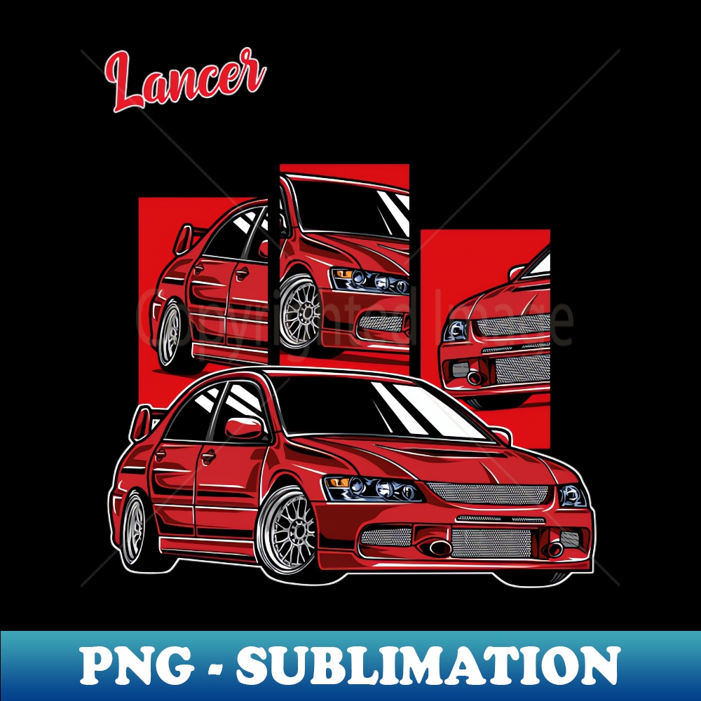 Lancer Evolution IX - Special Edition Sublimation PNG File - | Inspire ...