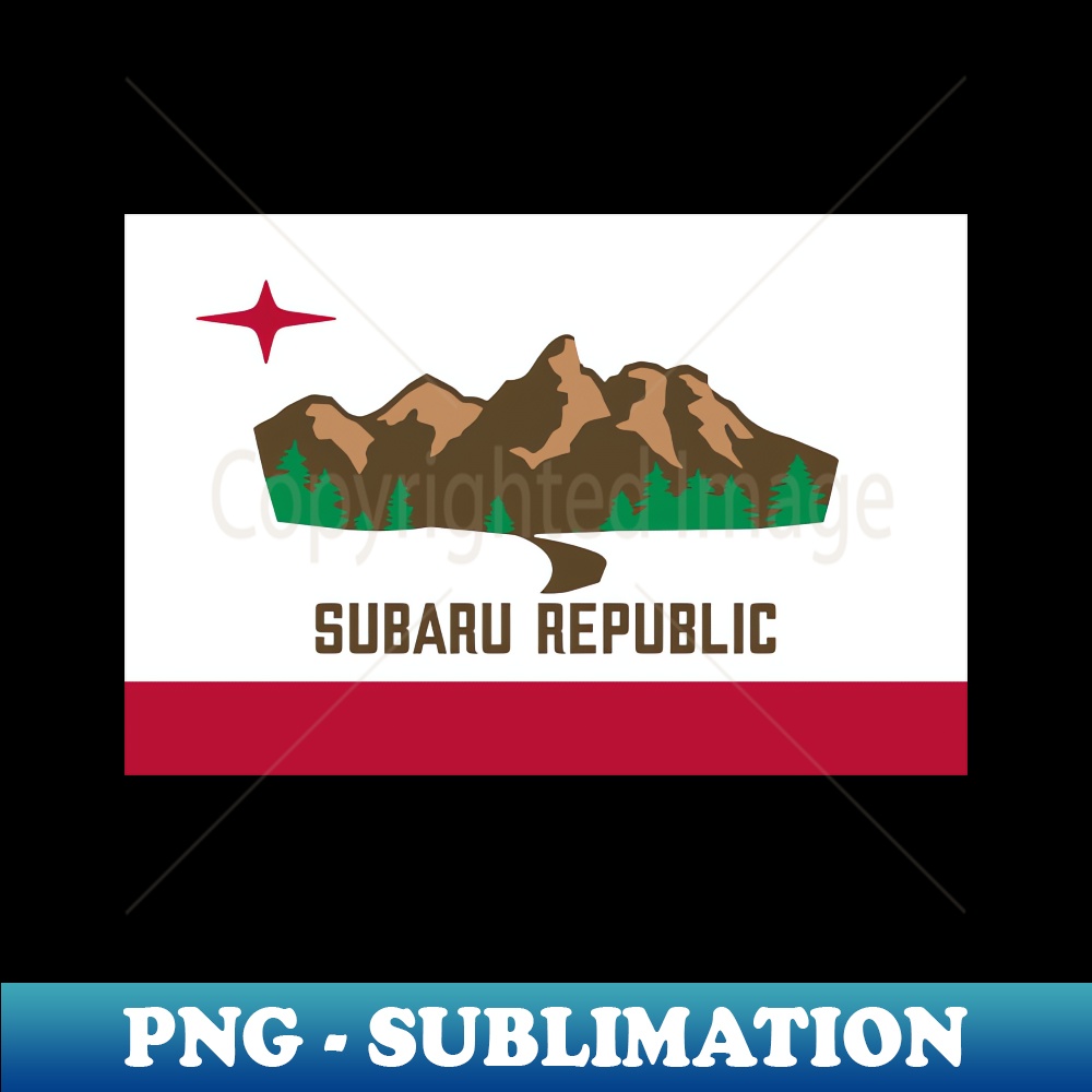 Subaru Republic - Single Star - Premium PNG Sublimation File | Inspire ...