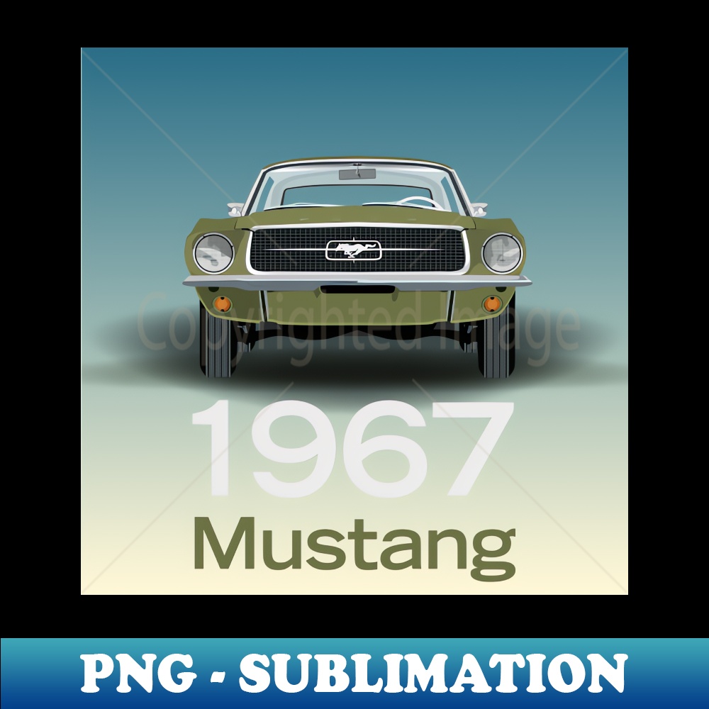 1967 Ford Mustang - Exclusive PNG Sublimation Download - Ele | Inspire ...