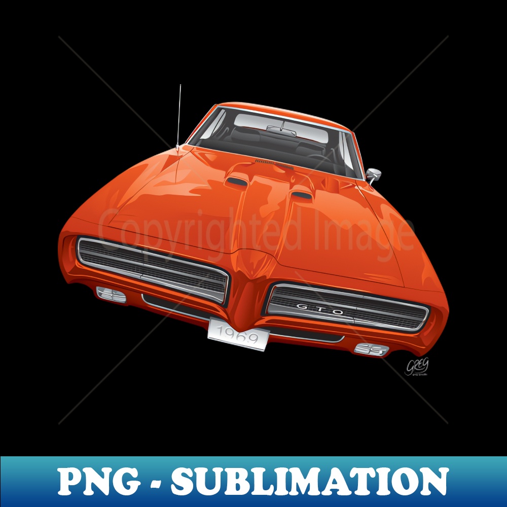 1969 GTO Judge - Special Edition Sublimation PNG File - Elev - Inspire ...