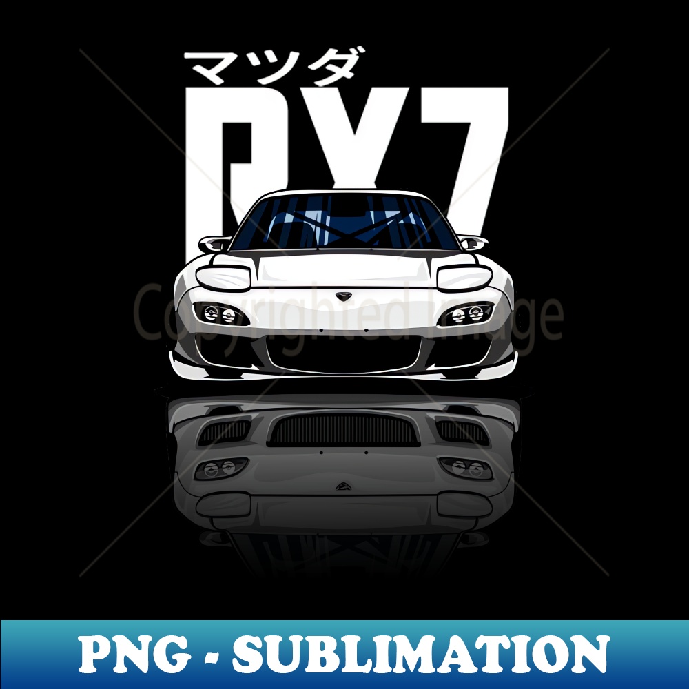 Mazda RX7 JDM Japanese cars - PNG Transparent Digital Downlo | Inspire ...