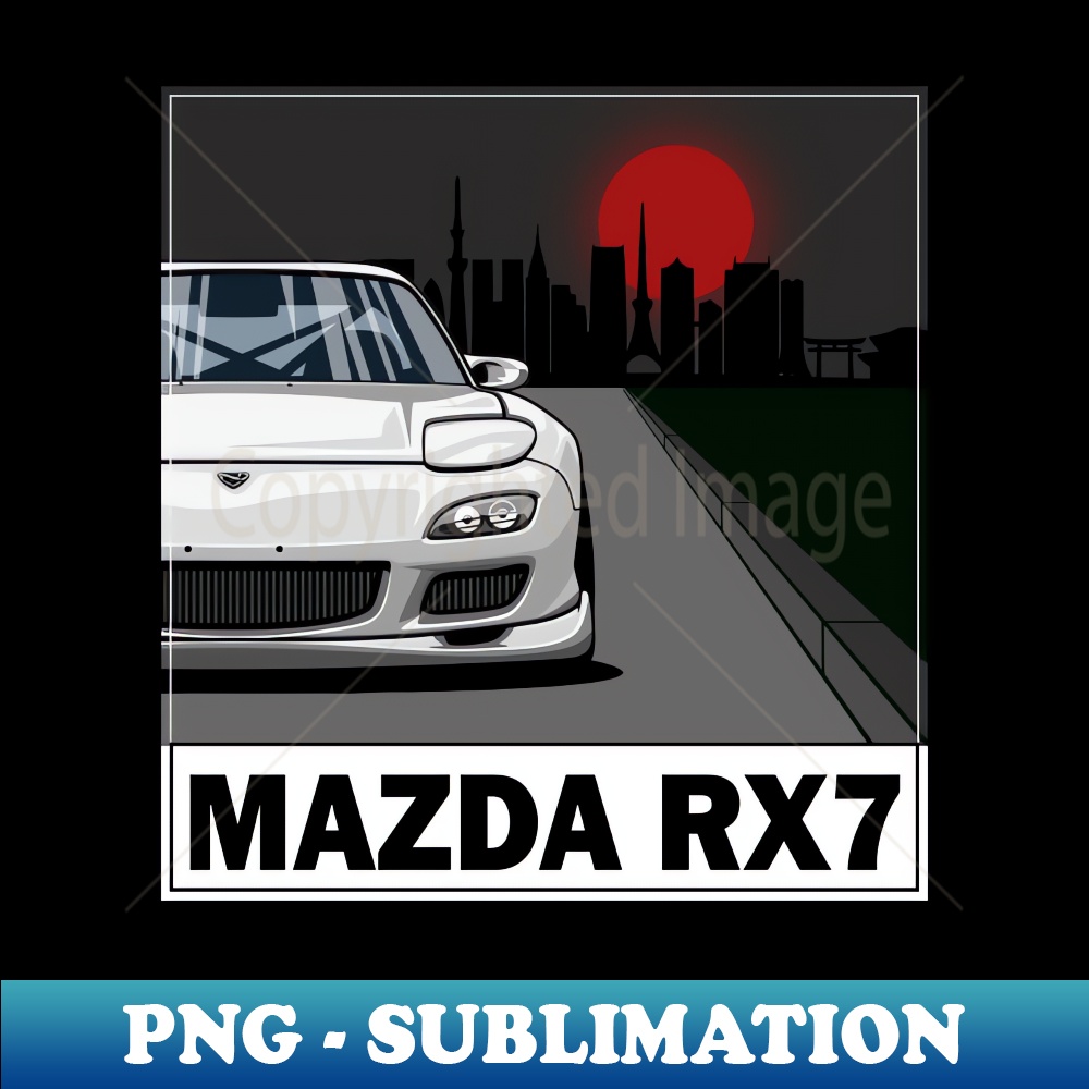 Mazda RX7 JDM Japanese cars - Custom Sublimation PNG File - | Inspire ...