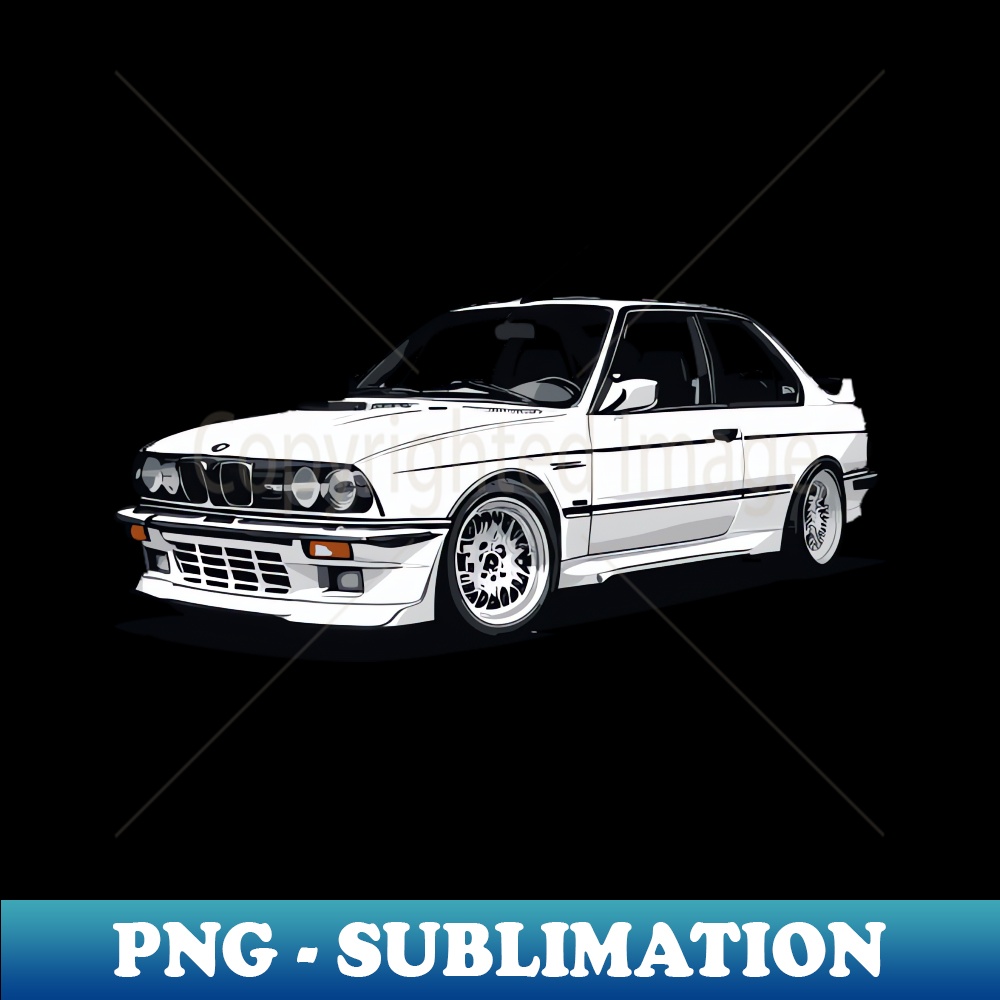 BMW M3 E30 - PNG Sublimation Digital Download - Elevate Your | Inspire ...