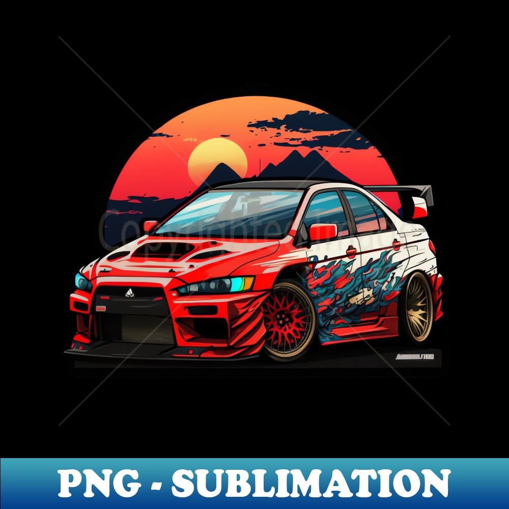 Mitsubishi Evo - Stylish Sublimation Digital Download - Unle | Inspire ...