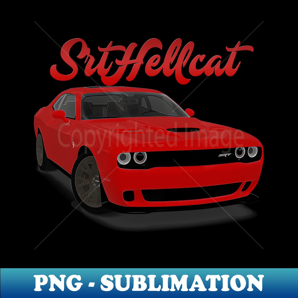 SRT HELLCAT Red Front - PNG Transparent Digital Download Fil | Inspire ...