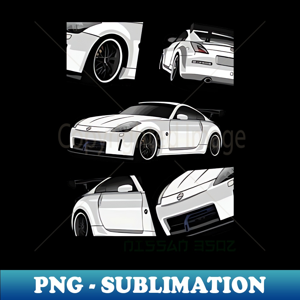 Nissan 350Z JDM Car - Premium Sublimation Digital Download - | Inspire ...