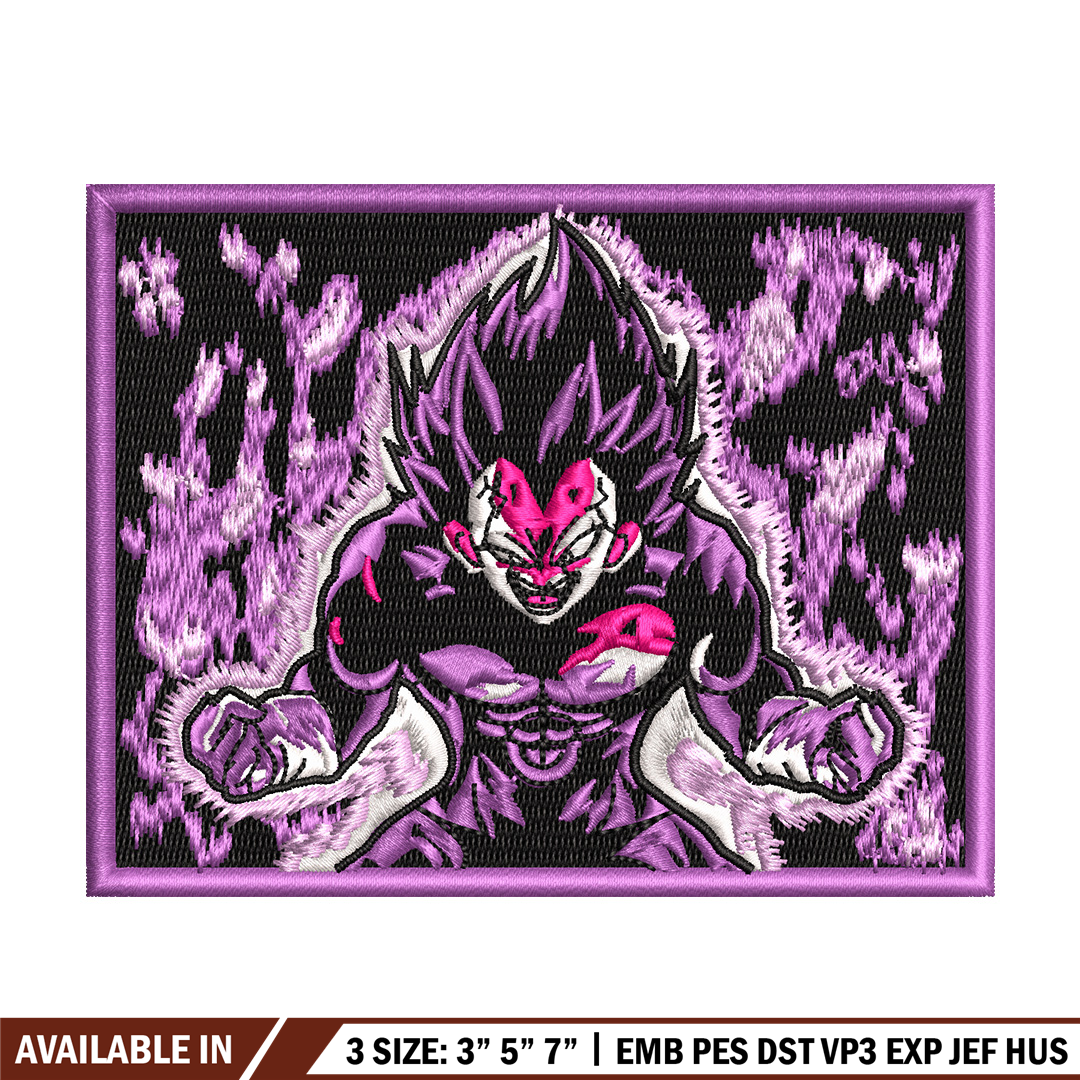 Vegeta ultra embroidery design, Dragonball embroidery, Nike | Inspire ...