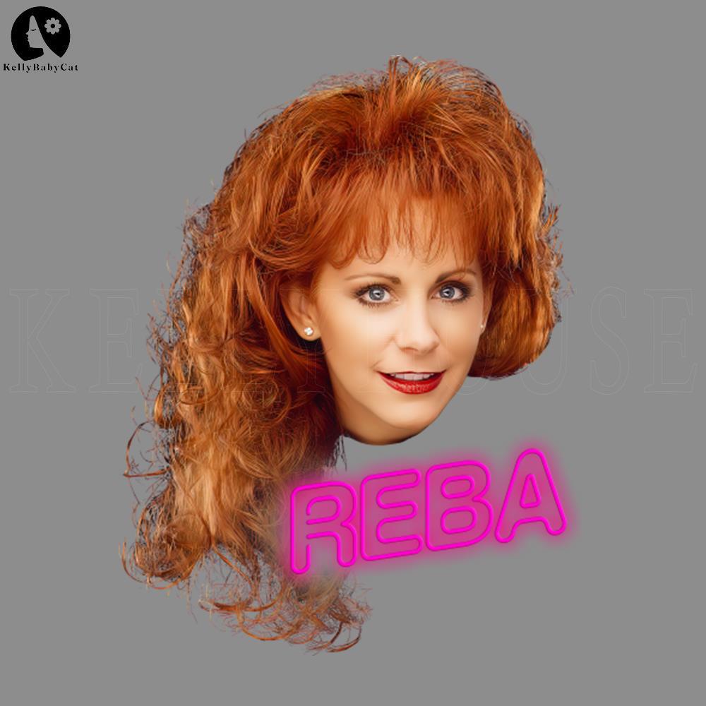 Reba NeonStyle 80s Fan Design PNG, Digital Download | Inspire Uplift