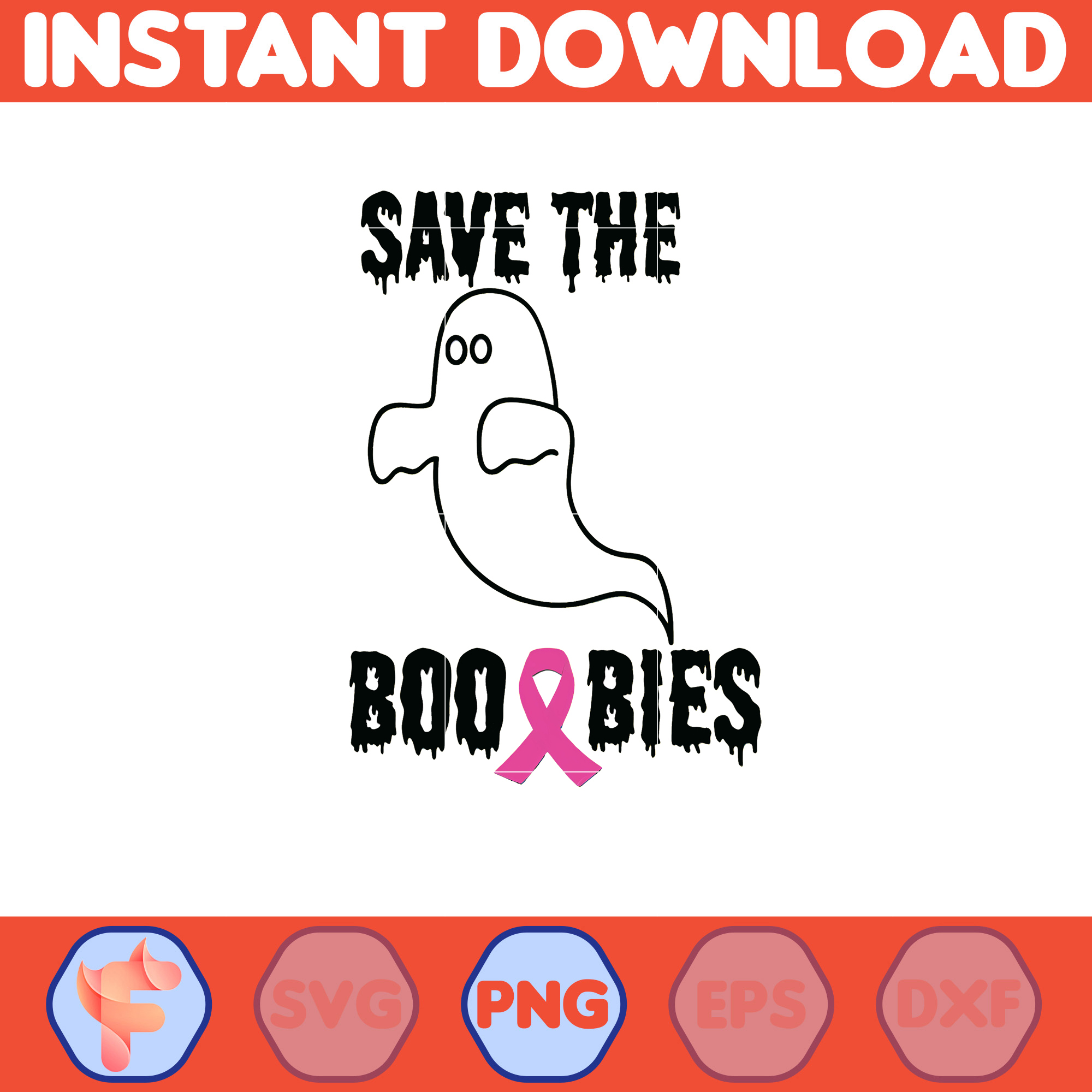 Save The Boo Bies Png, Designs Breast Cancer Groovy Style Pn | Inspire ...